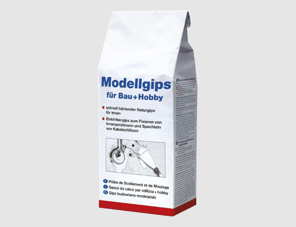 Modellgips für Bau + Hobby