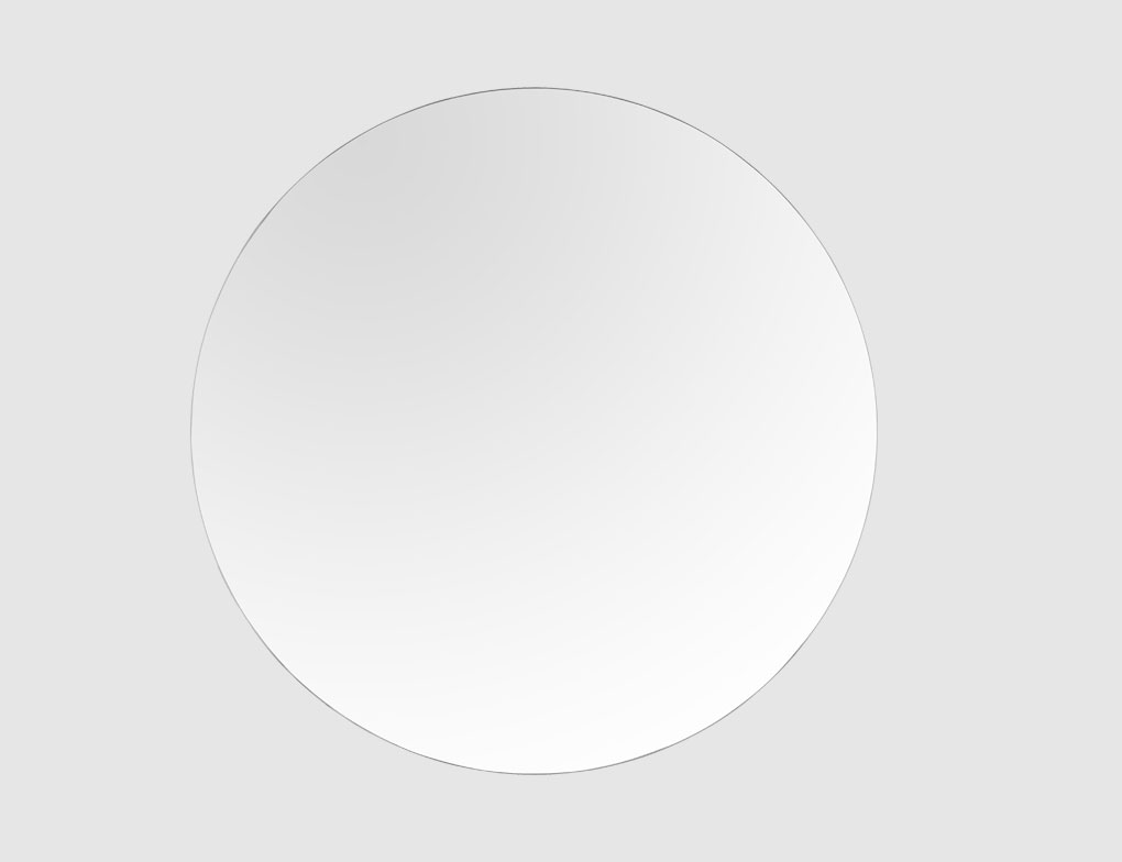 Spiegel Luna LED Ø 60 cm