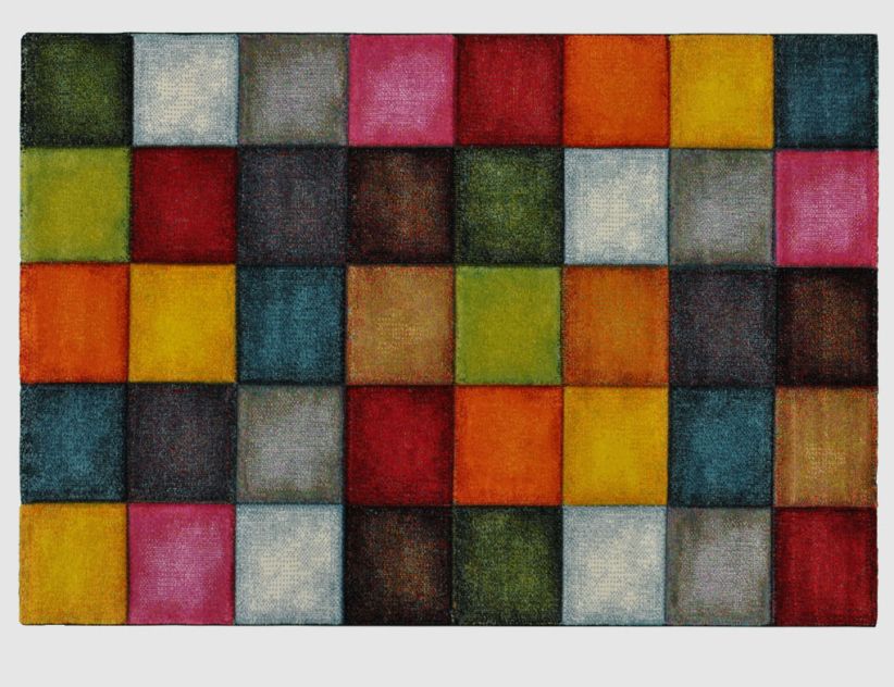 Teppich Diamond bunt - Moderne Teppiche - Teppiche - Bodenbeläge & Teppiche