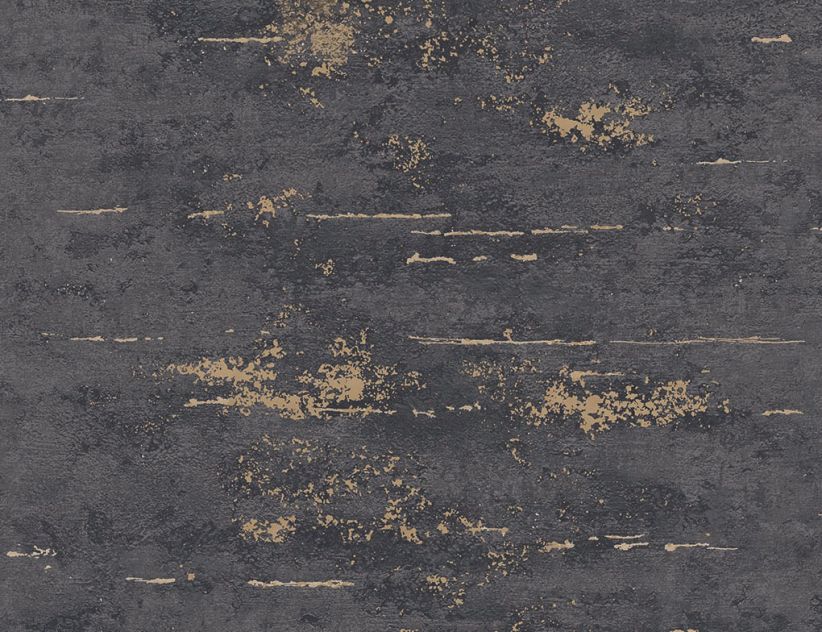 Schwarze Tapete Mit Gold